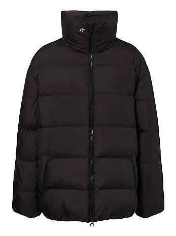 Perfect Moment Funnel-neck Shell-down Puffer Jacket - Black