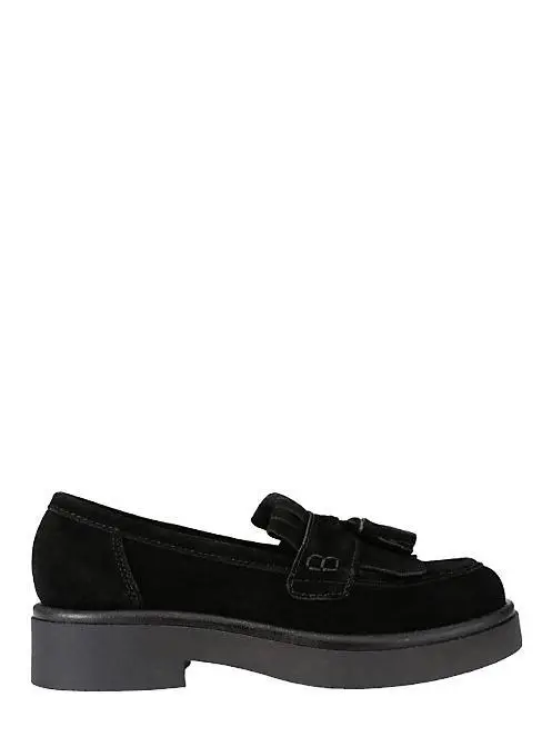 Kurt Geiger Mylo Suede Loafers - Black