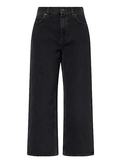 ME+EM Straight-leg Relaxed-fit Denim Jeans - Warm Black