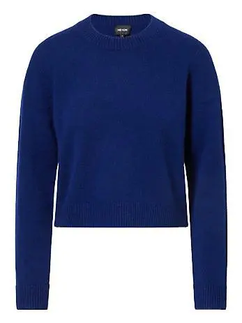 ME+EM Cropped Cashmere Jumper - Jewel Blue