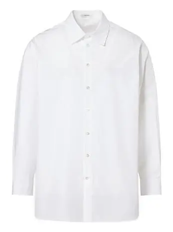 THE ROW Lukre Classic Cotton Shirt - White