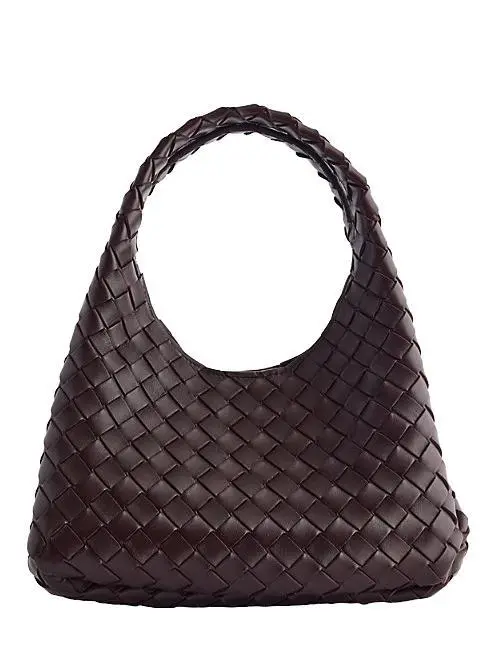 Bottega Veneta Small Campana Leather Top-handle Bag - Barolo-m Brass