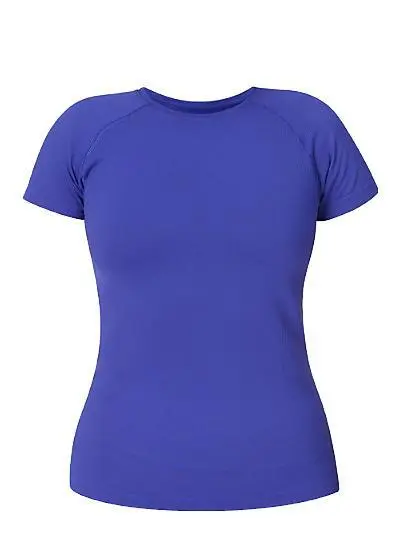 Sweaty Betty Athlete Seamless Workout T-shirt - Rich Blue