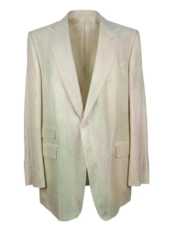 TOM FORD Single-breasted Blazer - White