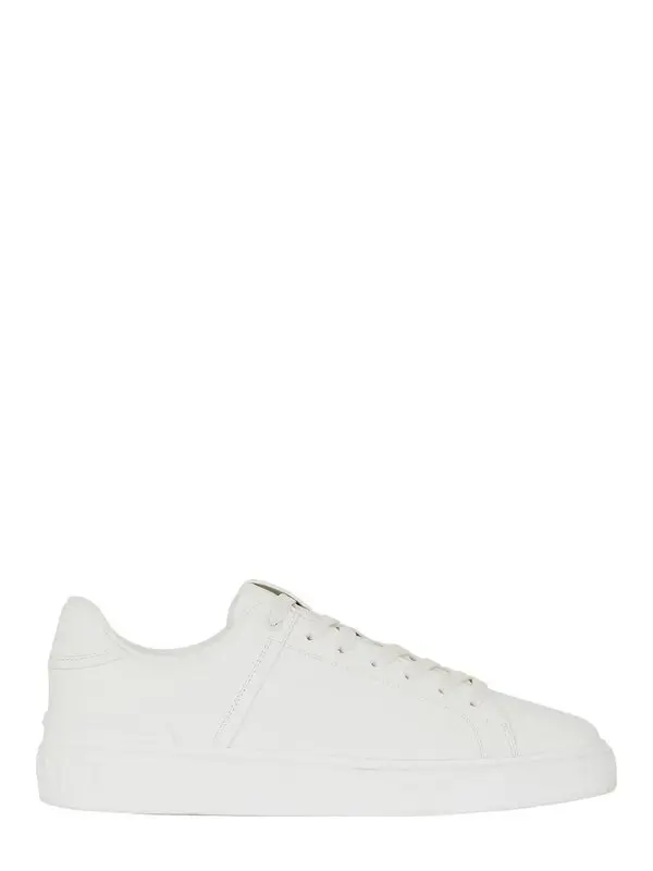 Balmain B-court Low-top Sneakers - 0fa Blanc