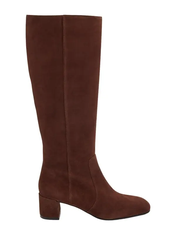 STUART WEITZMAN Maeve Knee-high Suede Boots - Walnut