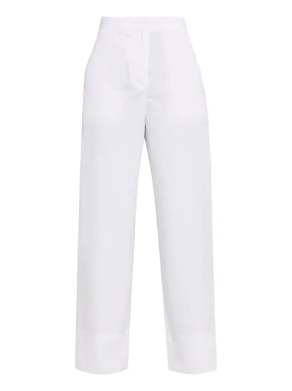 TOTEME Twisted Seam Full Length Trousers - White 047