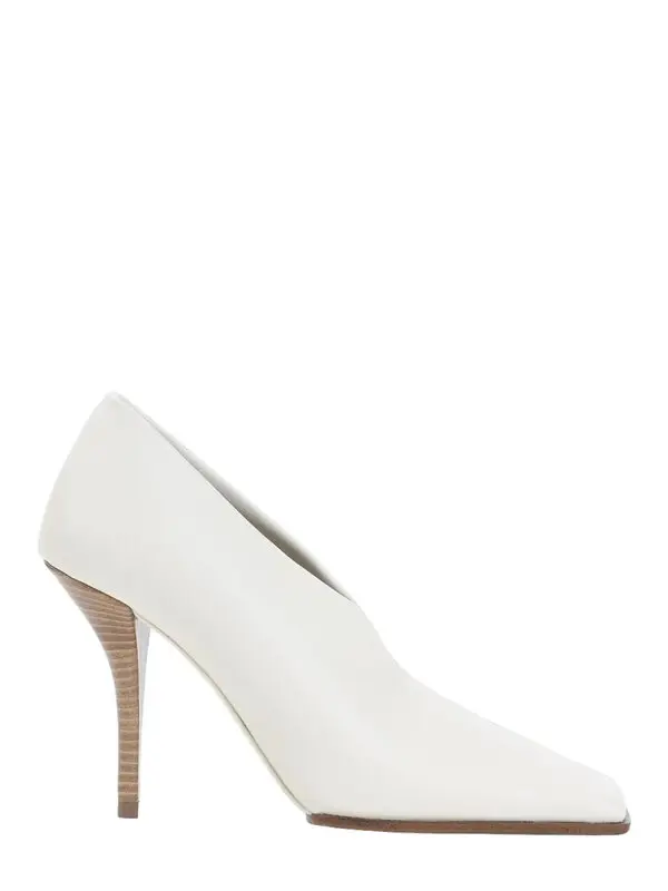 Alaïa 90 Lamb Leather Pumps - Beige