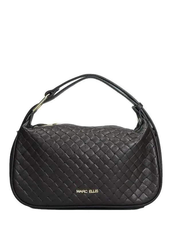 MARC ELLIS Mavira Plot Shoulder Bag - Black