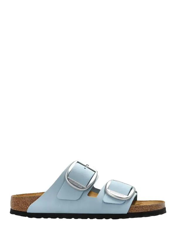 BIRKENSTOCK Arizona Big Buckle Slides - Light Blue