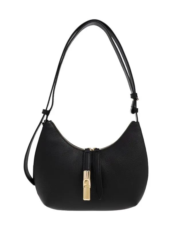 Furla Goccia Small Shoulder Bag - Black