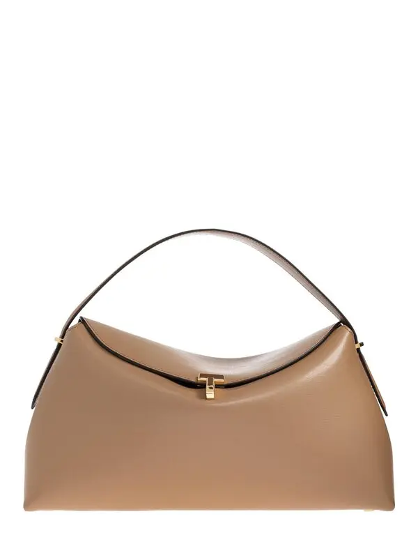 TOTEME T-lock Handbag - Brown