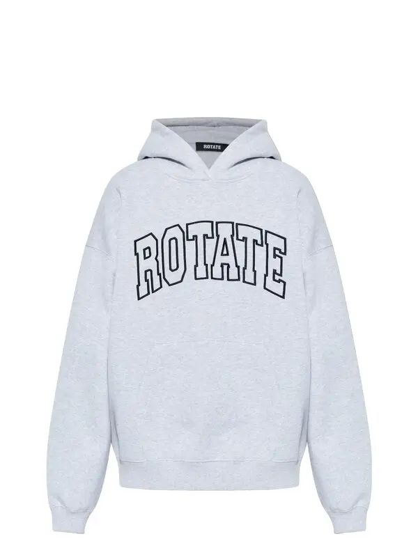 ROTATE BY BIRGER CHRISTENSEN Oversized Hoodie - Grey
