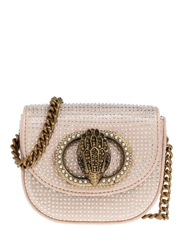 Kurt Geiger Micro Chelsea Saddle Bag - Pink