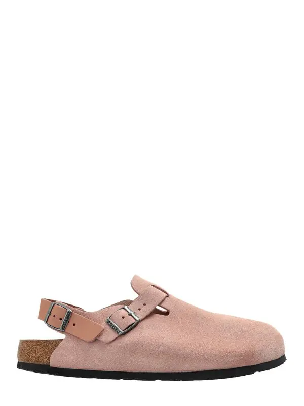 BIRKENSTOCK Suede Slides - Pink