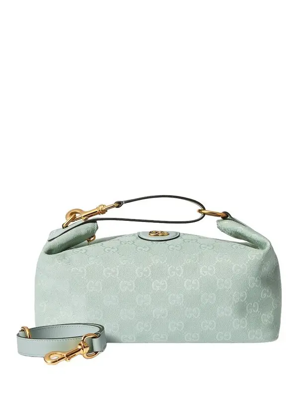 Gucci Vanity Medium Top Handle Bag - Green