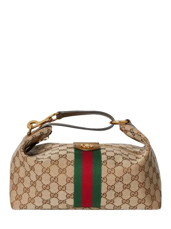 Gucci Vanity Medium Top Handle Bag - Beige