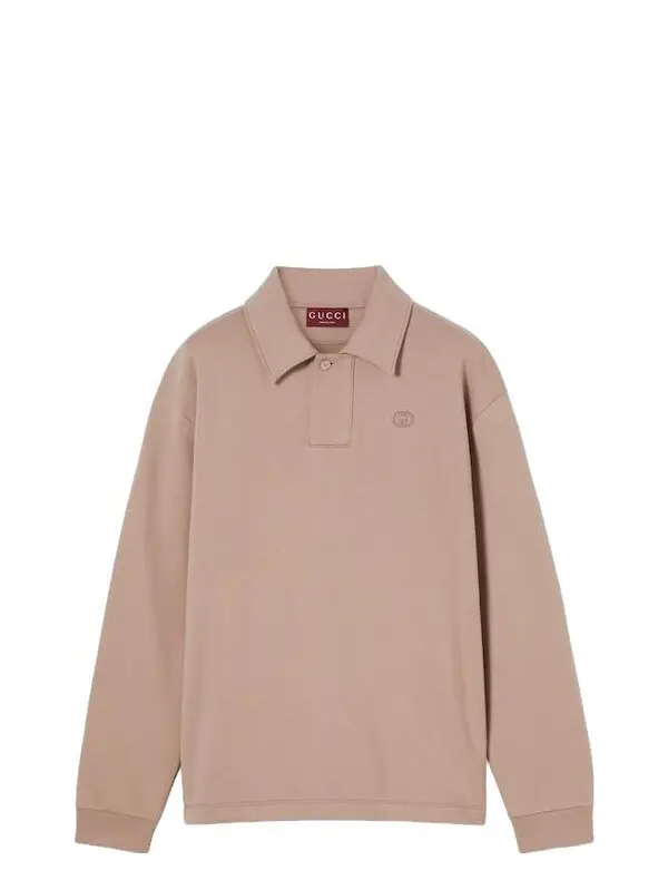 Gucci Brushed Cotton Jersey Sweatshirt - Beige
