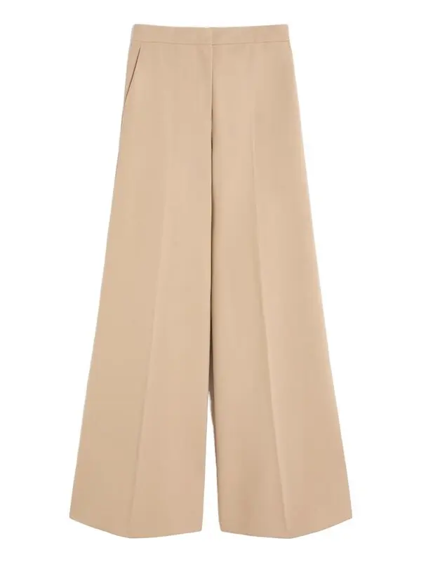 Max Mara Compact Jersey Trousers - Albino