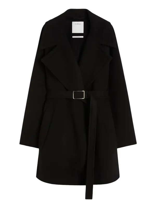 Max Mara Short Wool Coat - Black