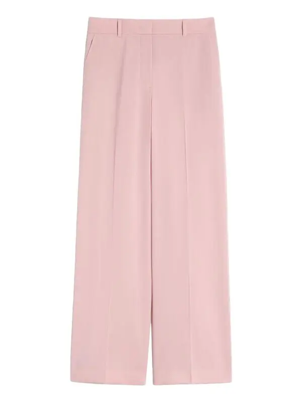Max Mara Woollen Cloth Palazzo Trousers - Antique Rose