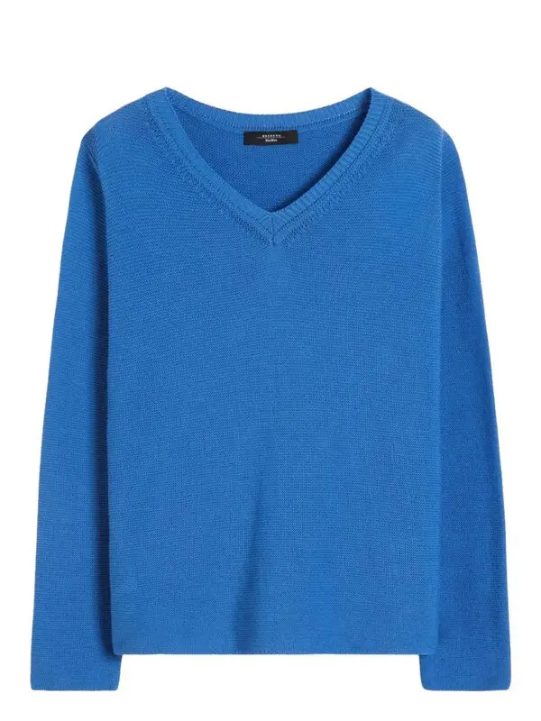 Max Mara Cotton Sweater - Cornflower Blue