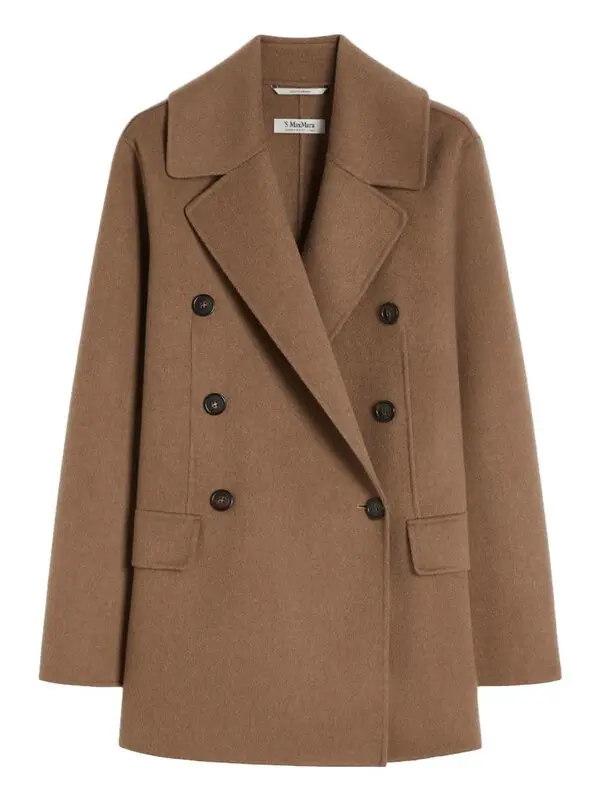 Max Mara Double-faced Wool Broadcloth Jacket - Camel