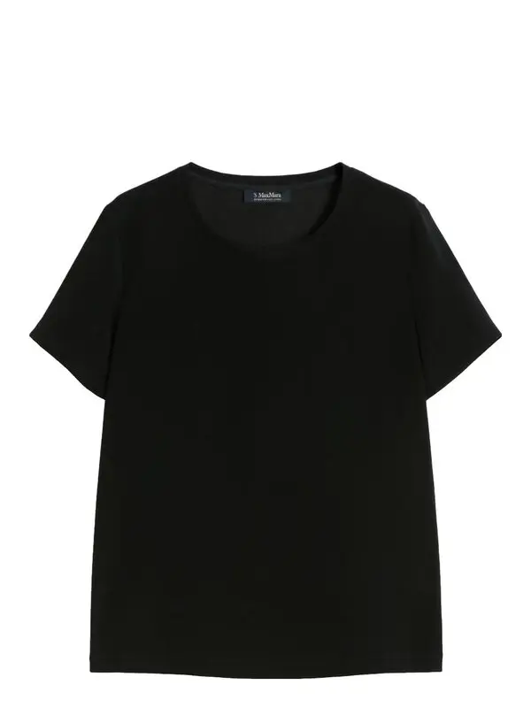 Max Mara Satin T-shirt - Black