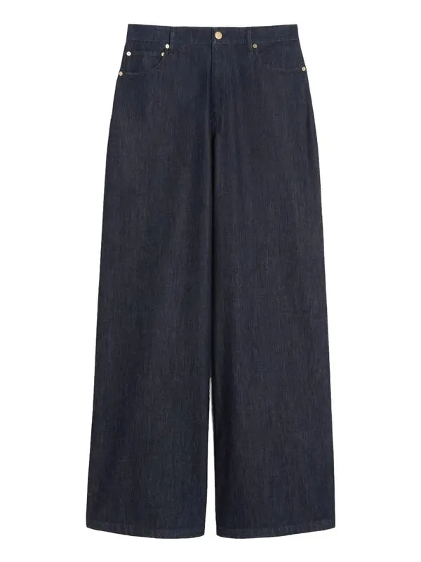 Max Mara Straight-fit Cotton Denim Jeans - Ultramarine