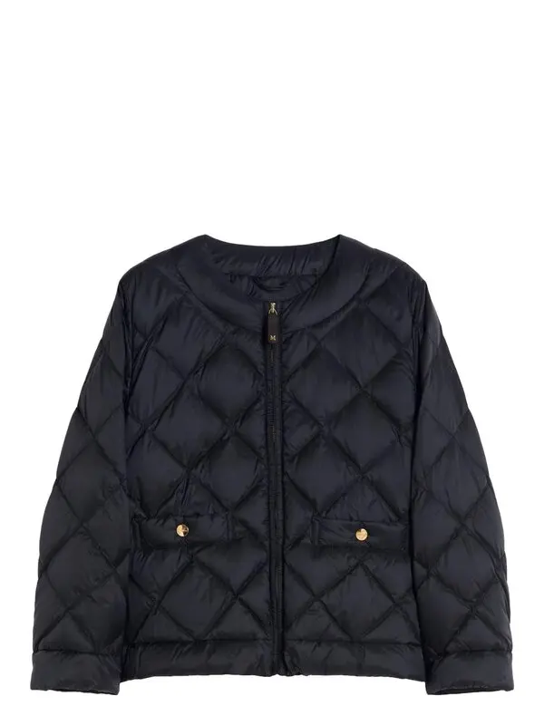 Max Mara Short Water-repellent Padded Jacket - Black