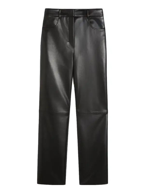 Max Mara Coated Fabric Trousers - Black