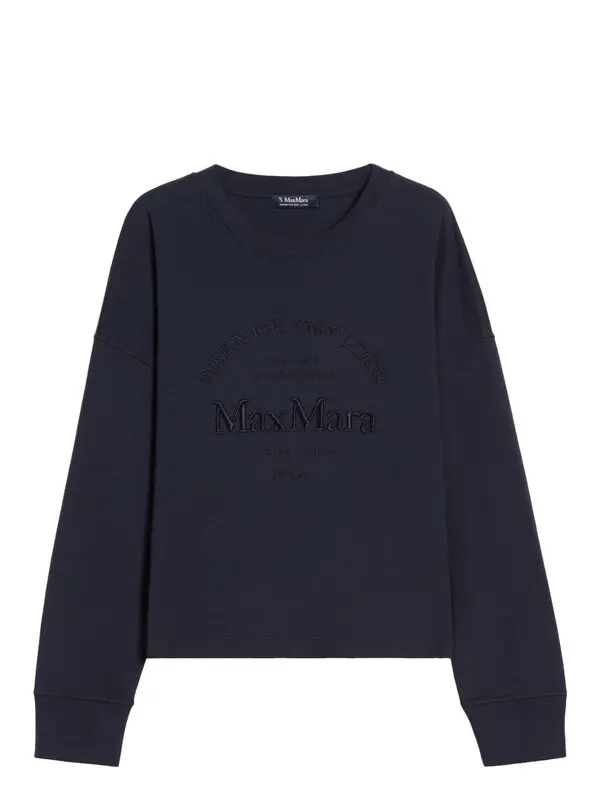 Max Mara Oversized Jersey T-shirt - Ultramarine