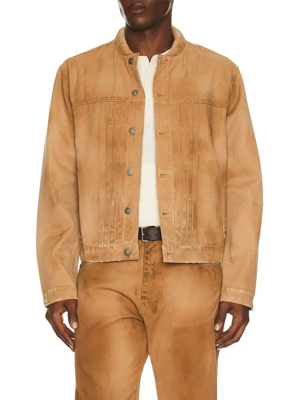 424 Collection Trucker Jacket - Sand