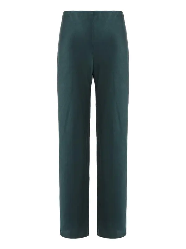 Vince Loose High-waisted Pants - Green