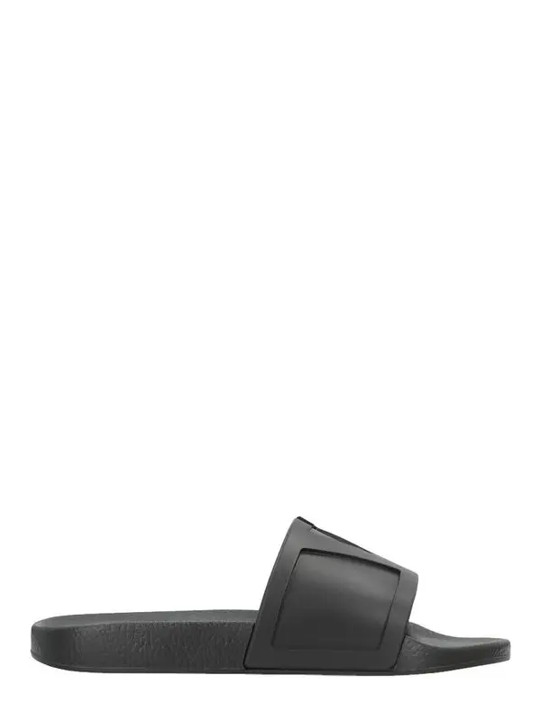 Valentino Garavani Coolside Rubber Slides - Black