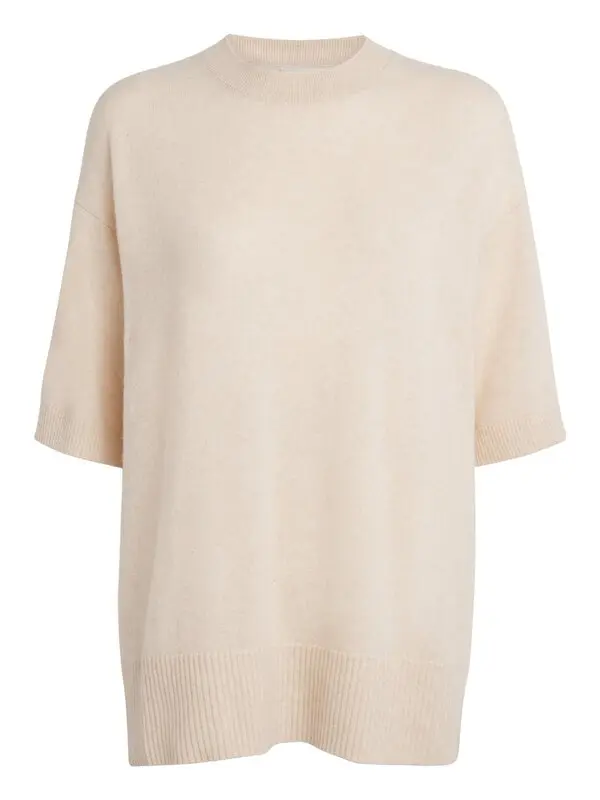 Lafayette 148 New York Cashmere Mock-neck Sweater - Ivory