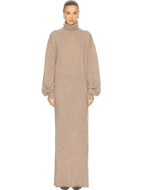 SRG Sascha Knit Turtleneck Dress - Toast
