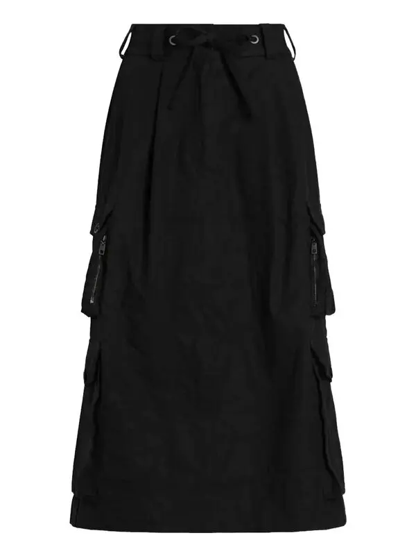 Dolce & Gabbana Drawstring Cargo Mini Skirt - Black