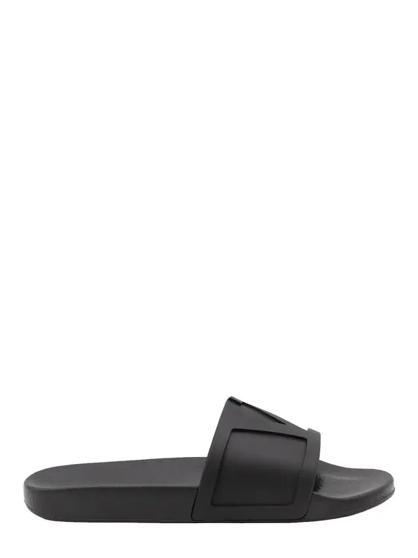 Valentino Garavani Leather Flats - Black