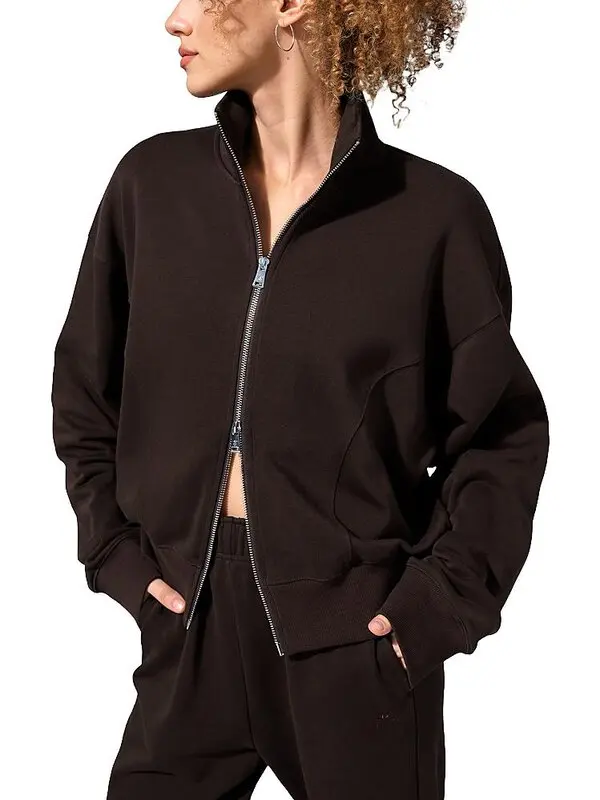 Lilysilk Heirloom '89 Zip Jacket - Espresso
