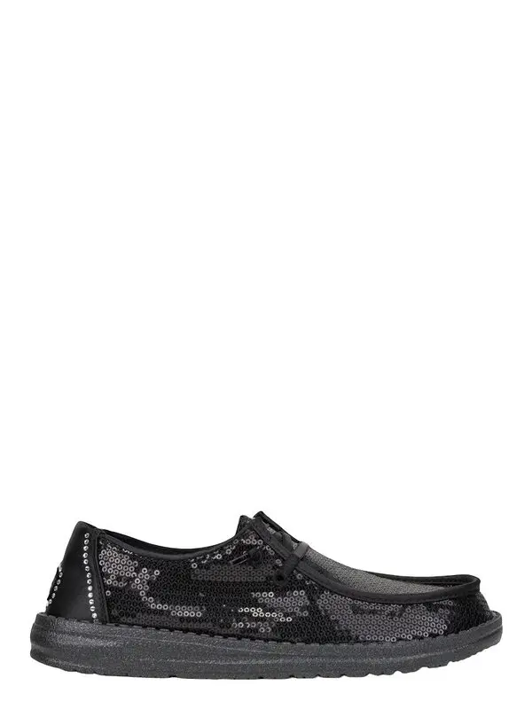 HEY DUDE Wendy Slip-on Disco Sequin - Black