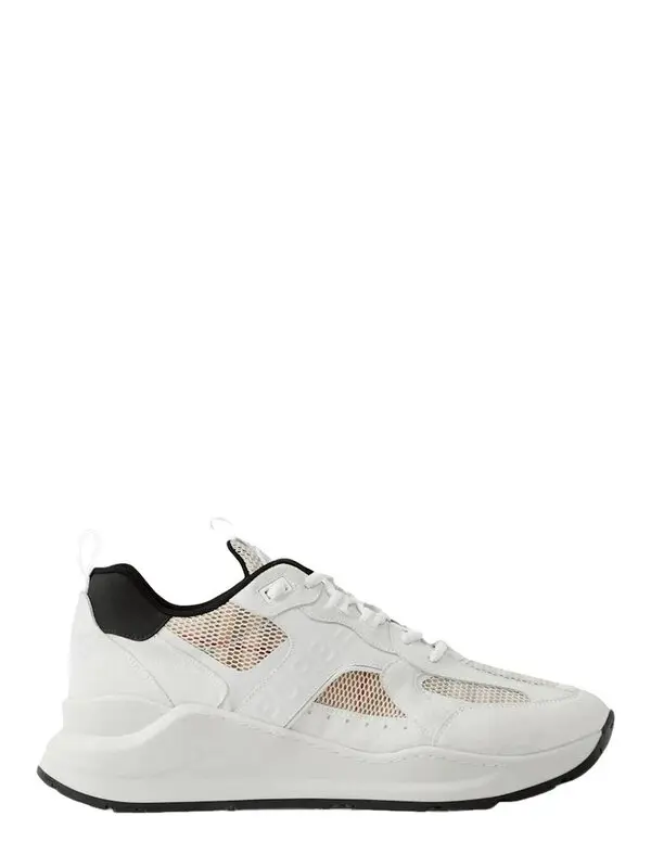 Burberry Check Sneakers - Archive Beige/white