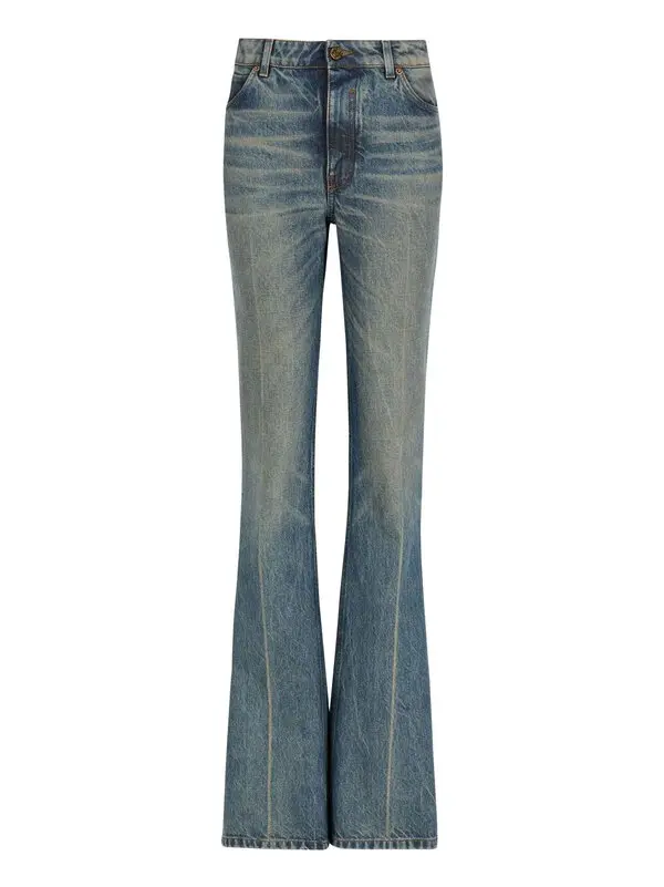 Balmain Straight-leg Jeans - Blue