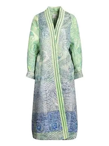 FORTE_FORTE Woven Metallic Kimono Jacket - Green