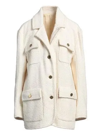 Philosophy Di Lorenzo Serafini Single-breasted Bouclé Blazer - White