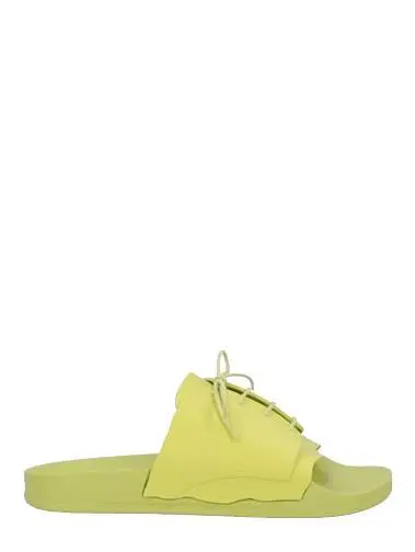 MAISON MARGIELA Lime Synthetic Pool Slides - Green