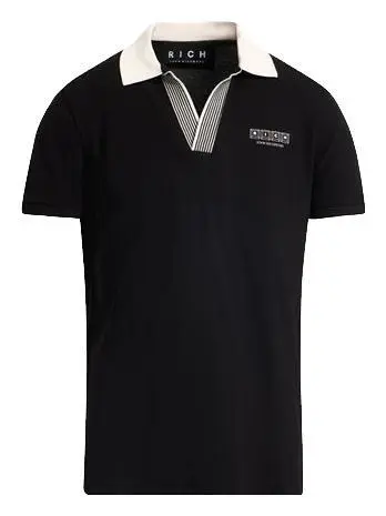 John Richmond Polo Shirt Size Cotton - Black