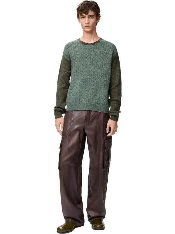 Loewe Cashmere Sweater - Light Green/khaki Green