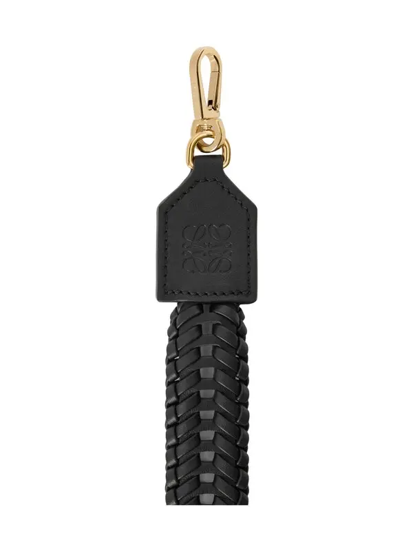 Loewe Woven Leather Strap - Black