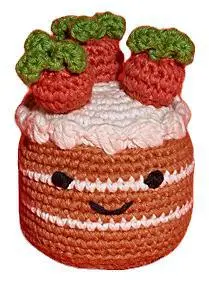 WARE OF THE DOG Hand Crochet Carrot Cake - Multicolor